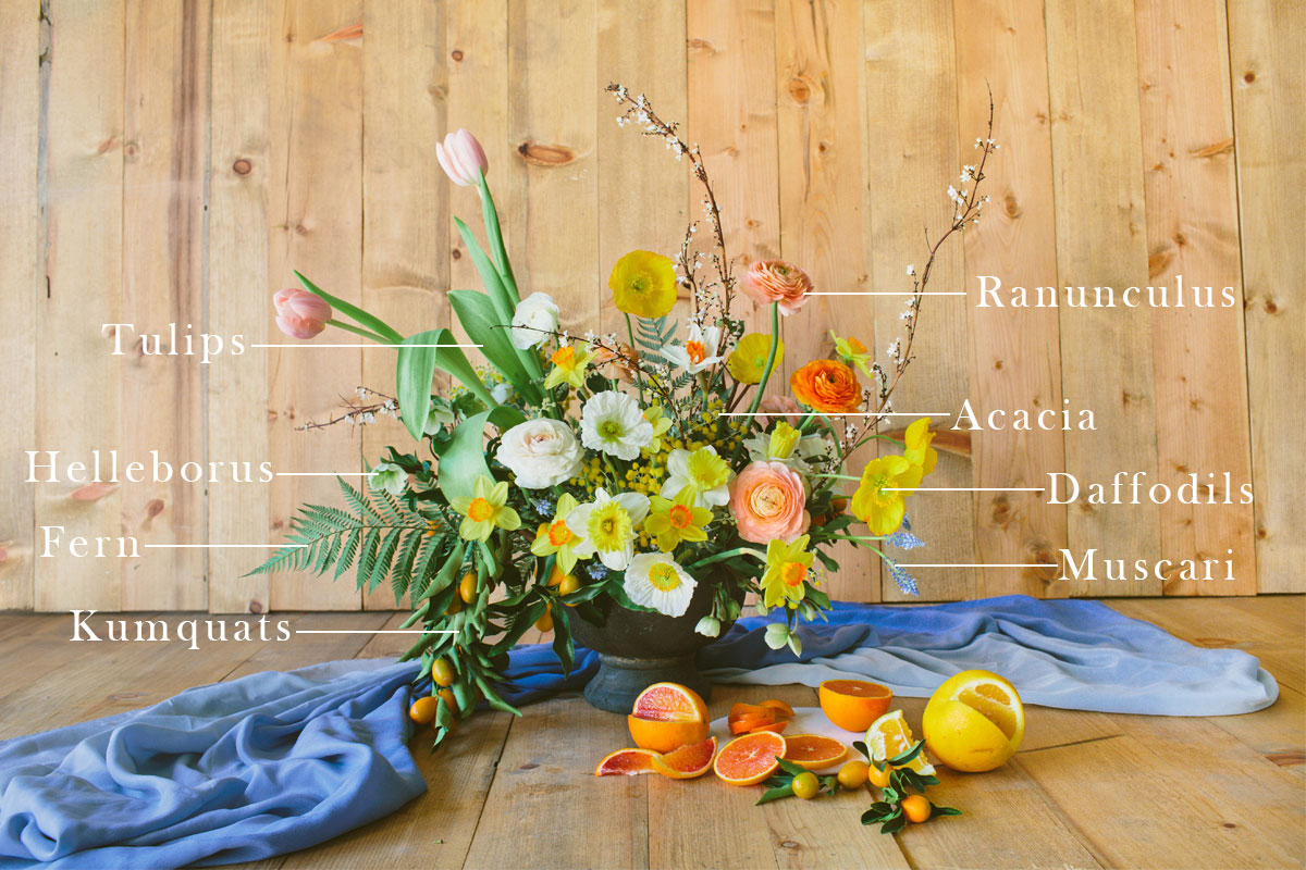 Citrus Floral Arrangement Guide | Jenni Kayne