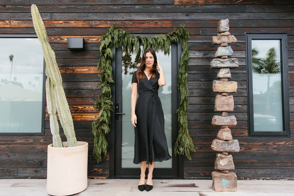 The Polka-Dot Wrap Dress, Styled by Paula Mallis – Jenni Kayne