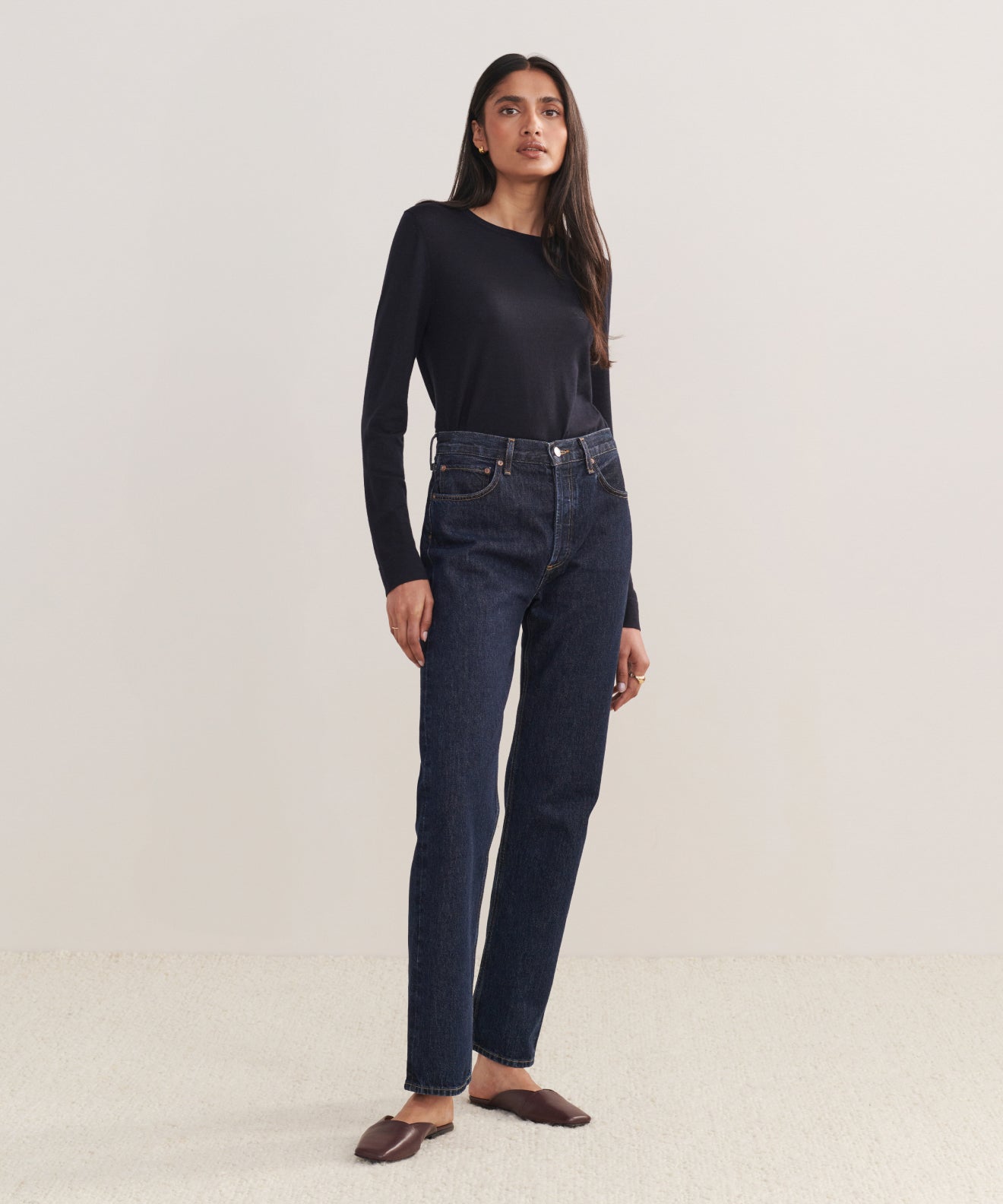 90's Pinch Waist Long Jean – Jenni Kayne
