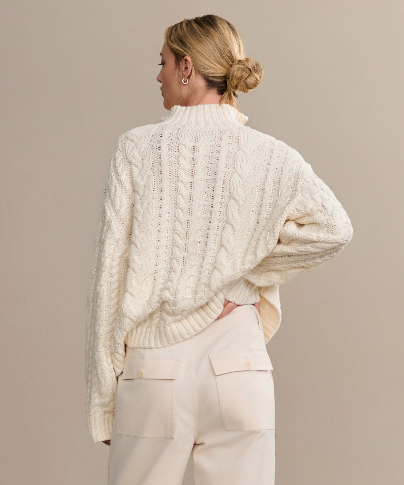 Cotton Cable Half Zip – Jenni Kayne