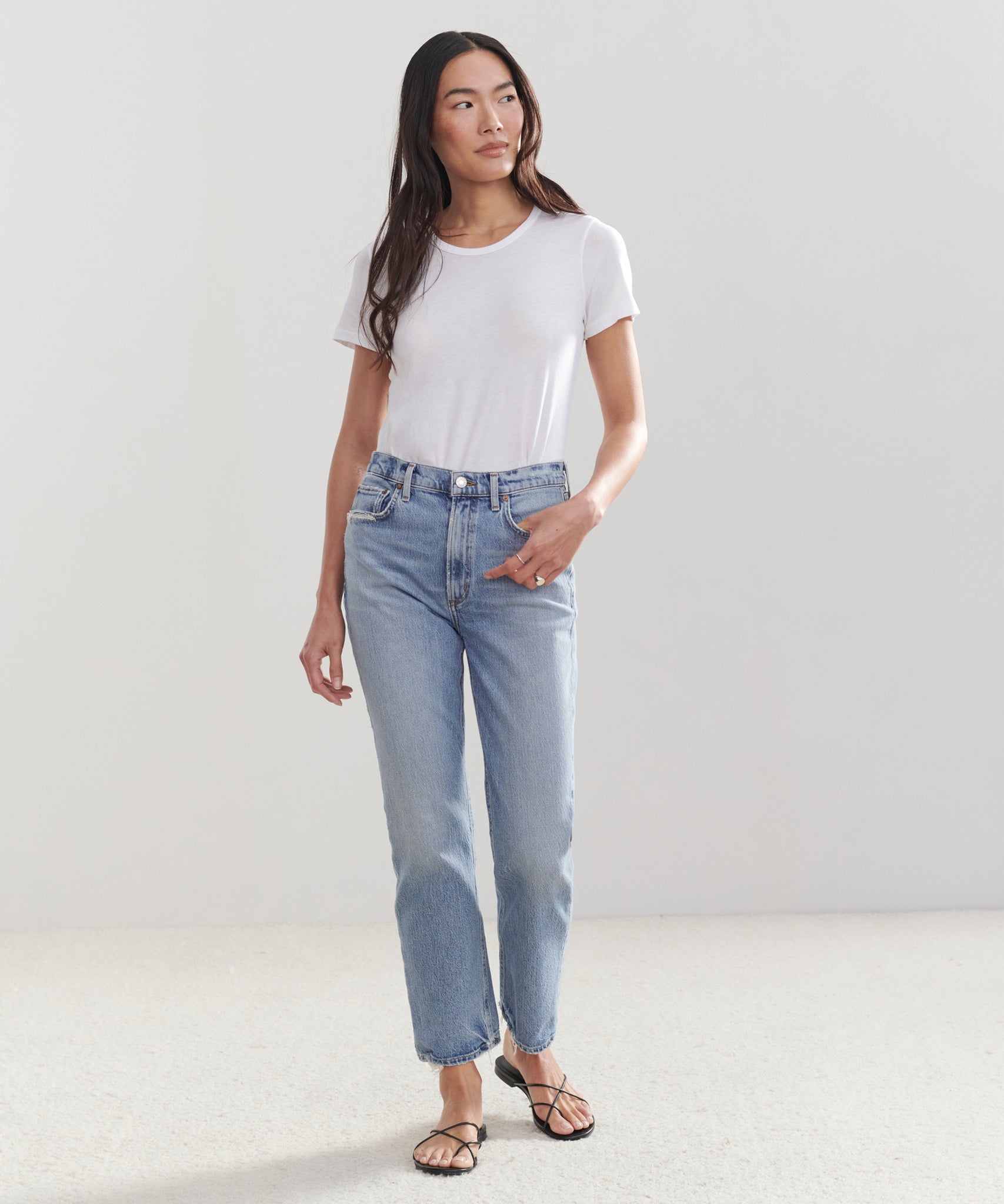 High Rise Stovepipe Jean – Jenni Kayne