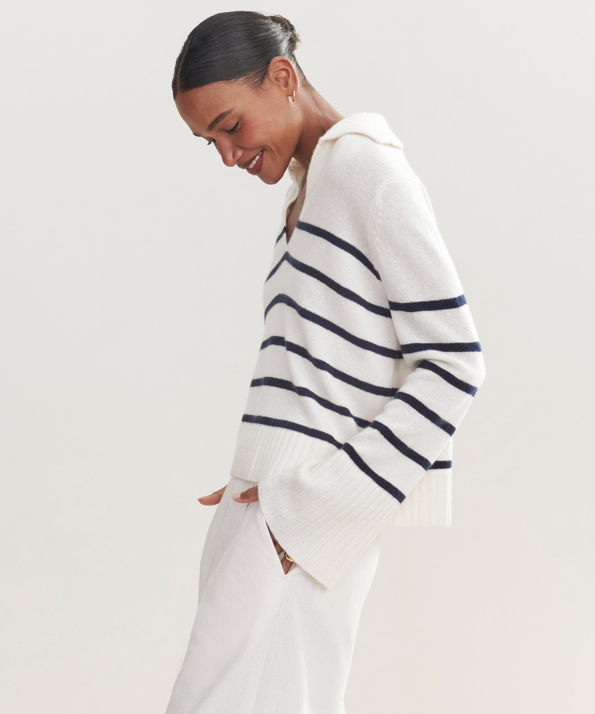 Cashmere Frances Polo | Jenni Kayne