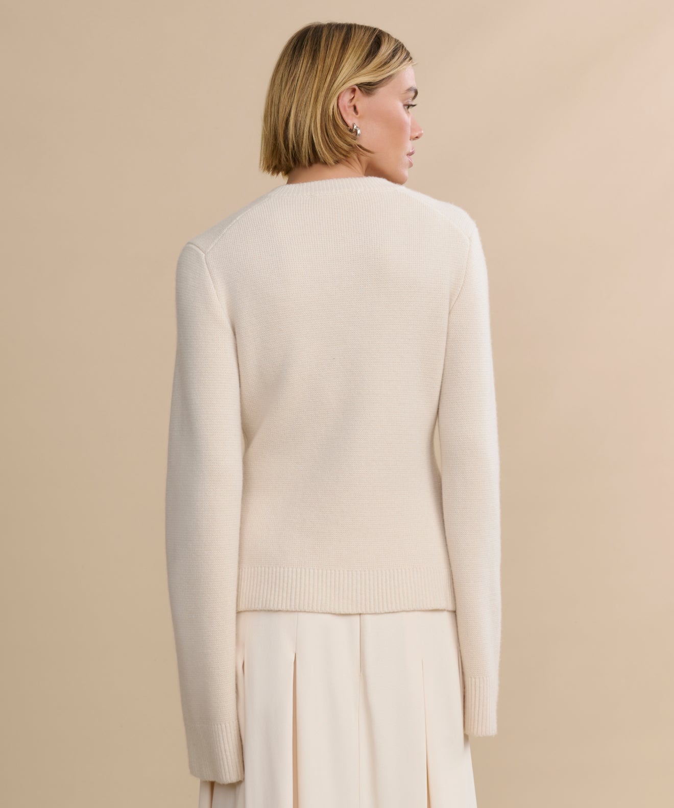Women's Cooper Cardigan Warm Ivory | Jenni Kayne