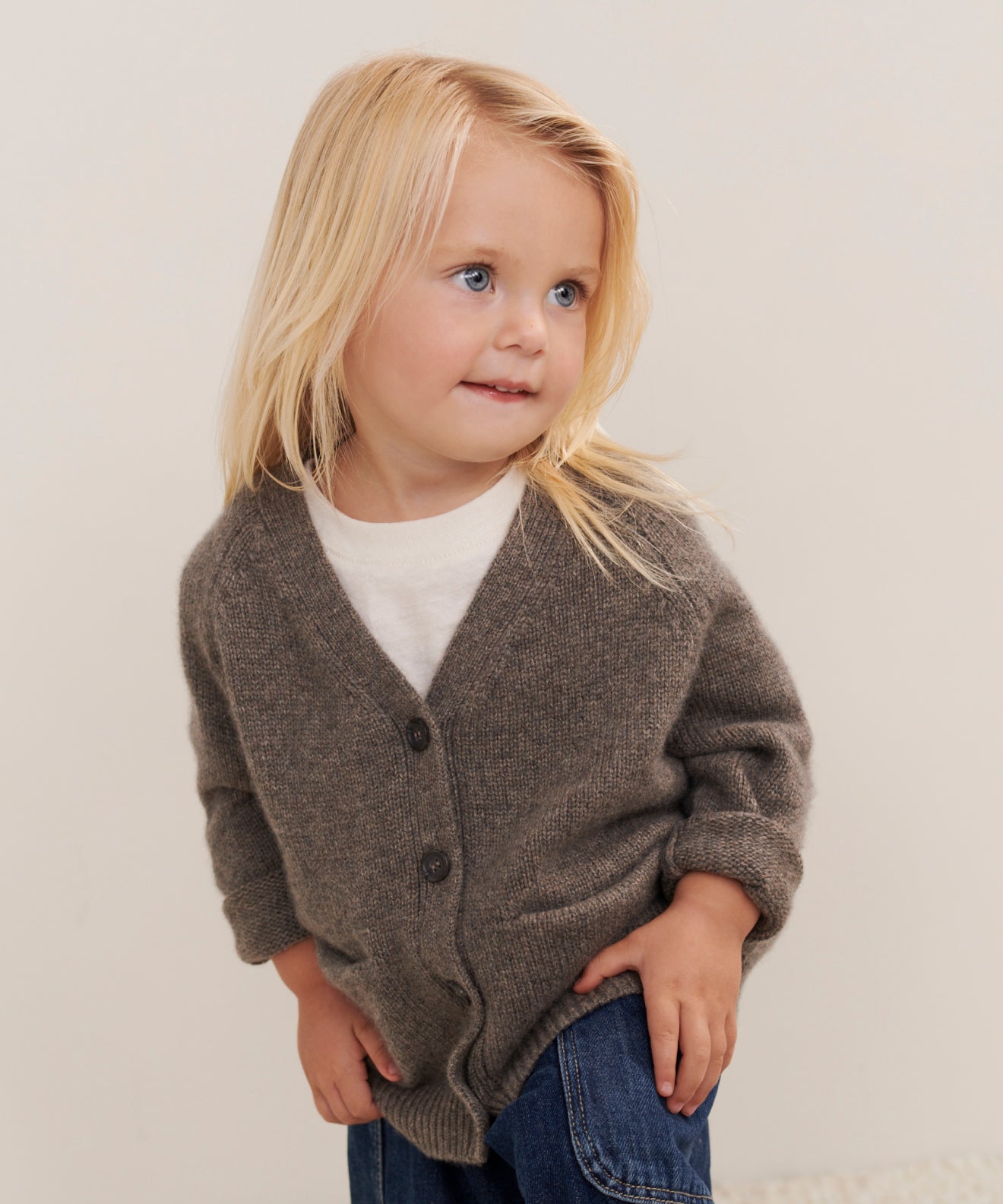 Kids' Cashmere Stanford Cardigan – Jenni Kayne