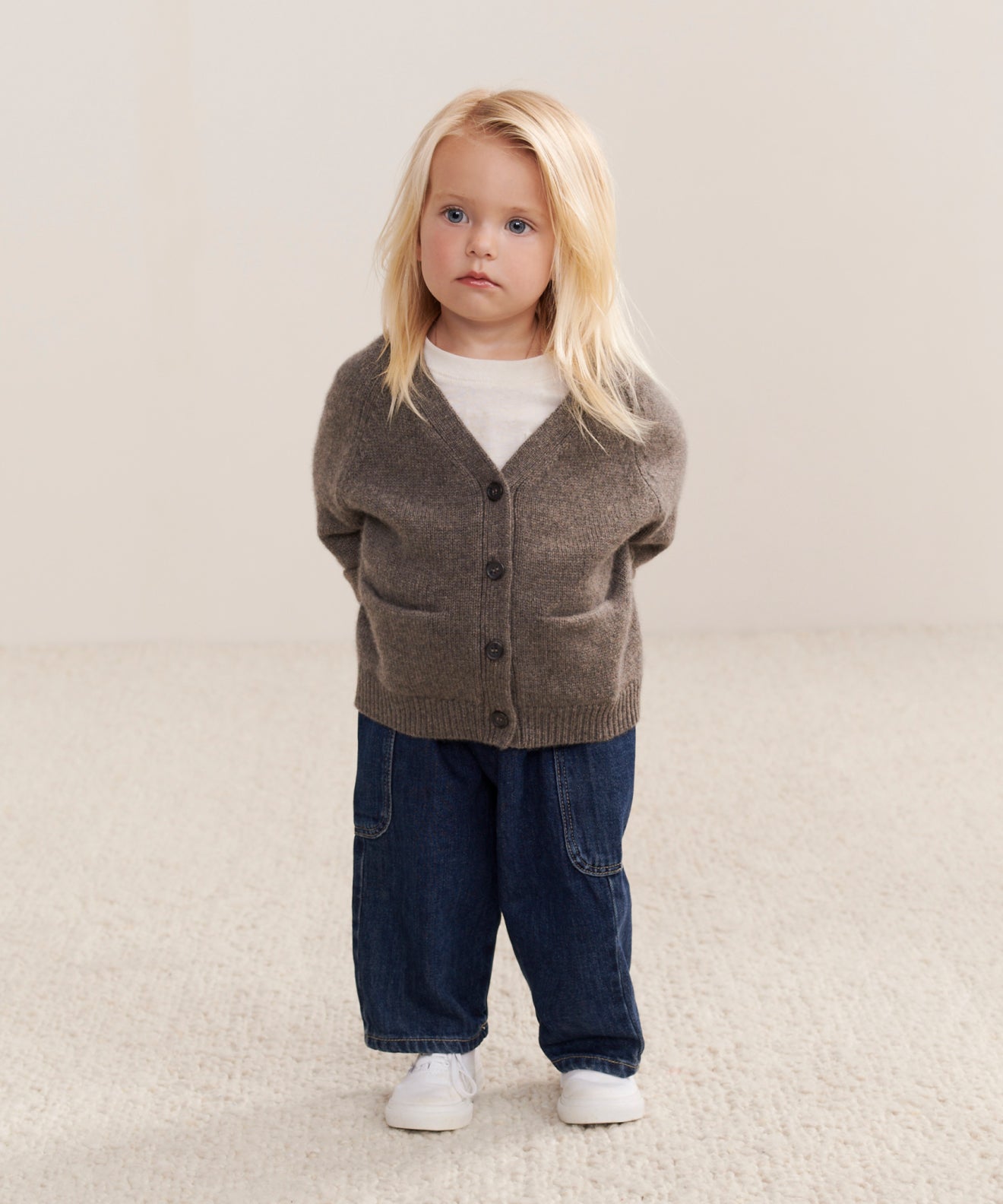 Kids' Cashmere Stanford Cardigan – Jenni Kayne
