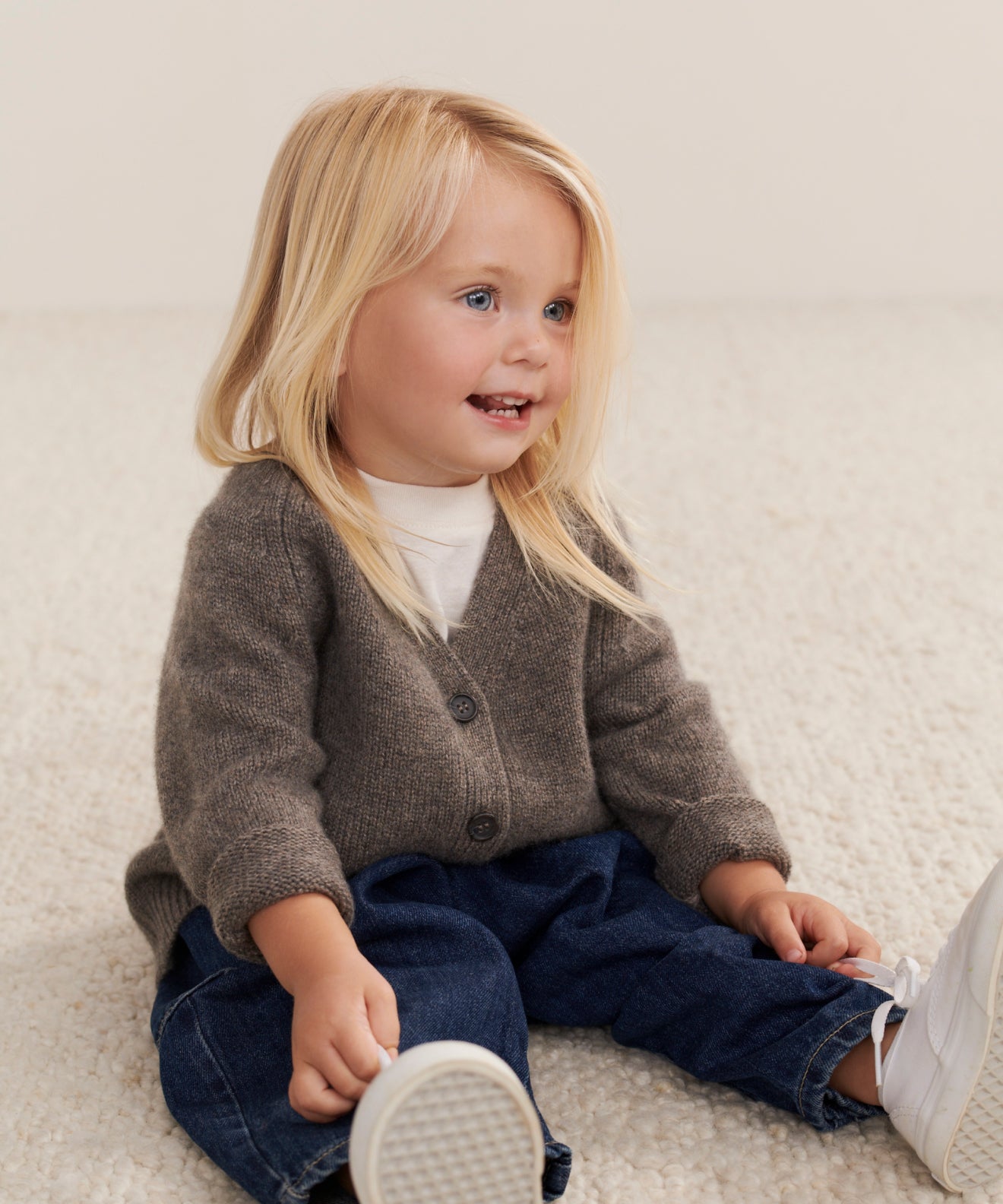 Kids' Cashmere Stanford Cardigan – Jenni Kayne