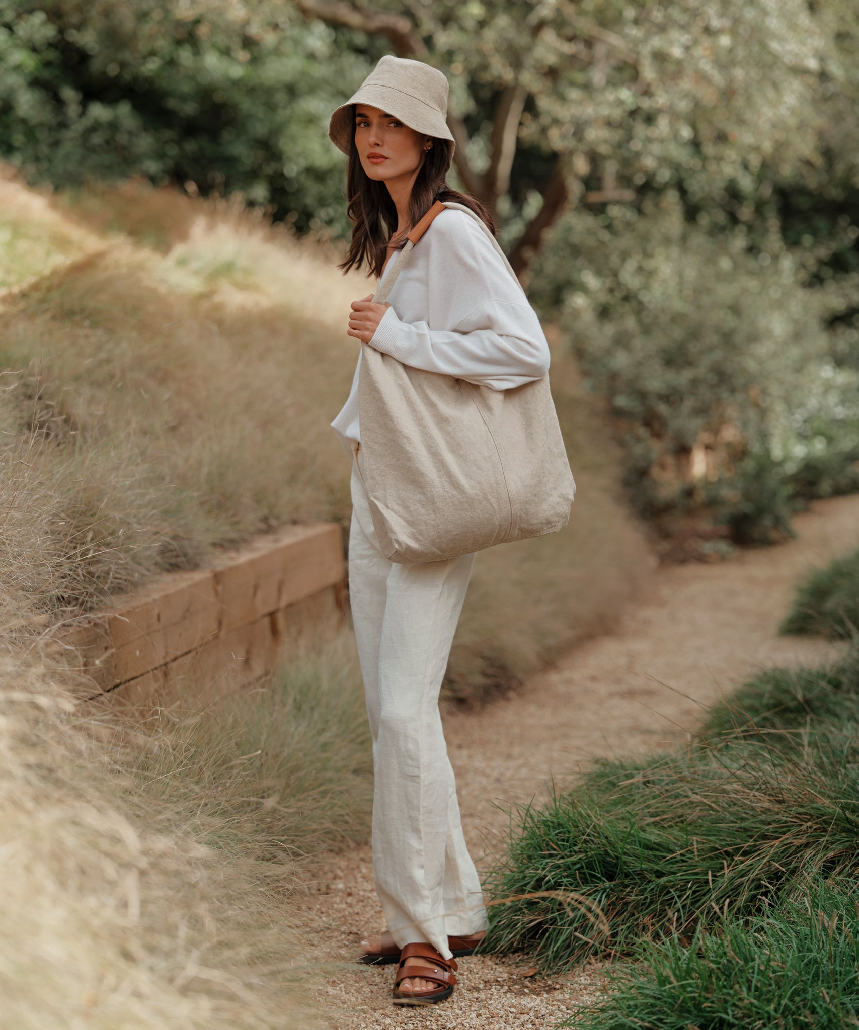 Linen Bucket Hat – Jenni Kayne