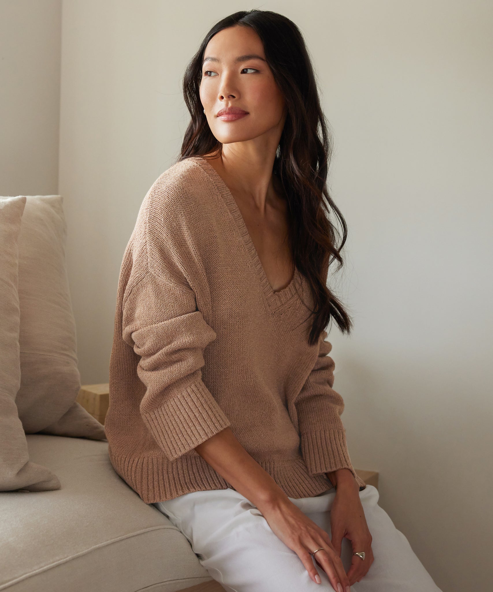 Linen Dylan Sweater – Jenni Kayne