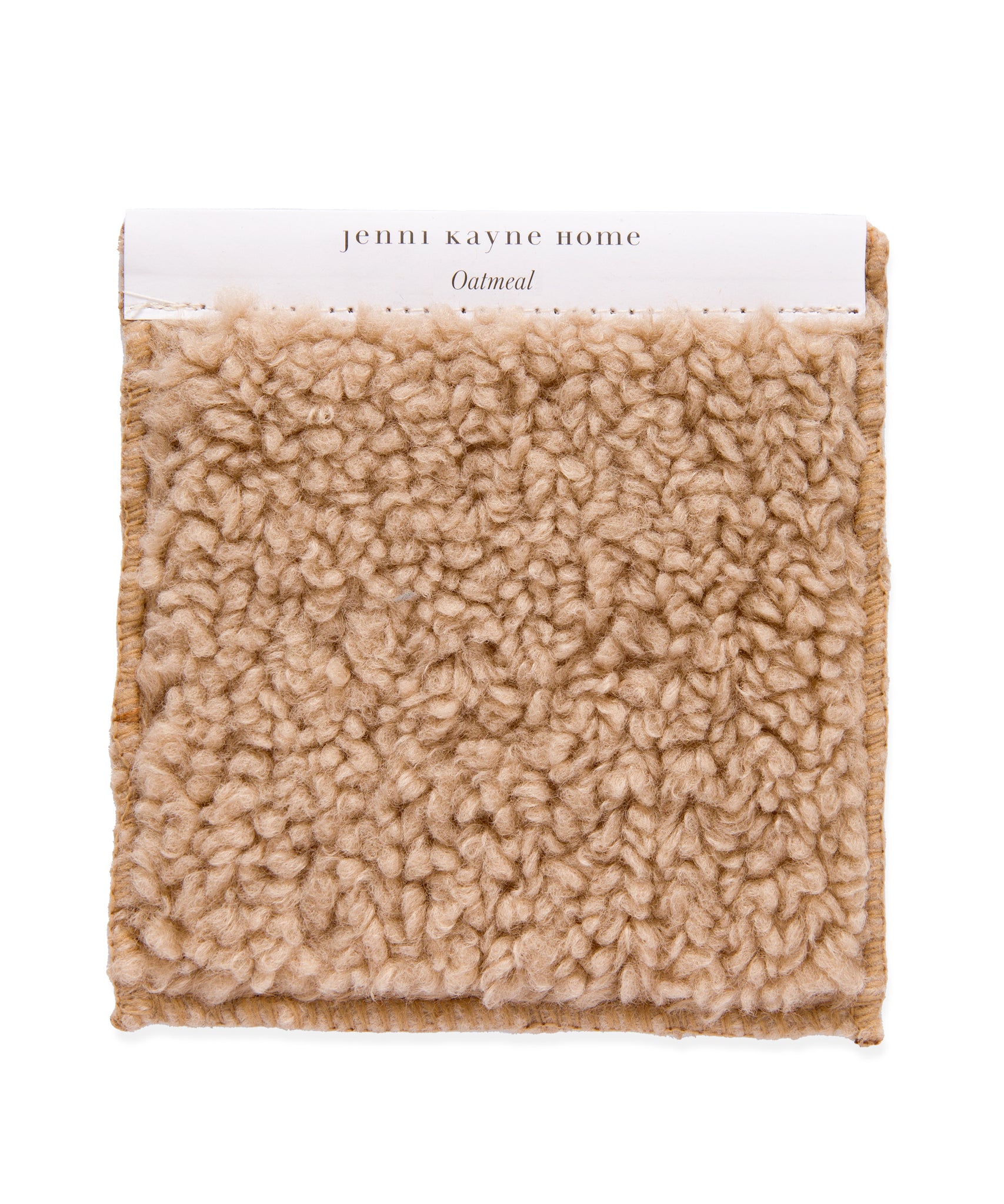 Fabric Swatch Oatmeal Sherpa – Jenni Kayne