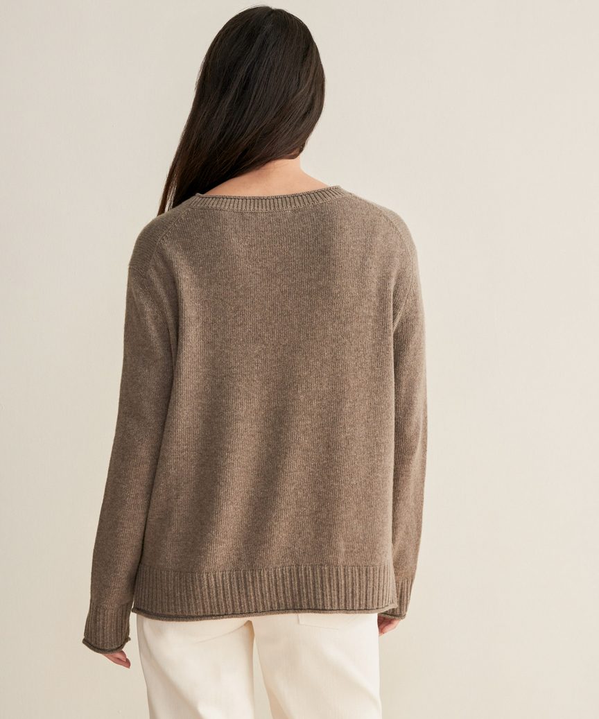 Women's Everyday Sweater Taupe | Jenni Kayne