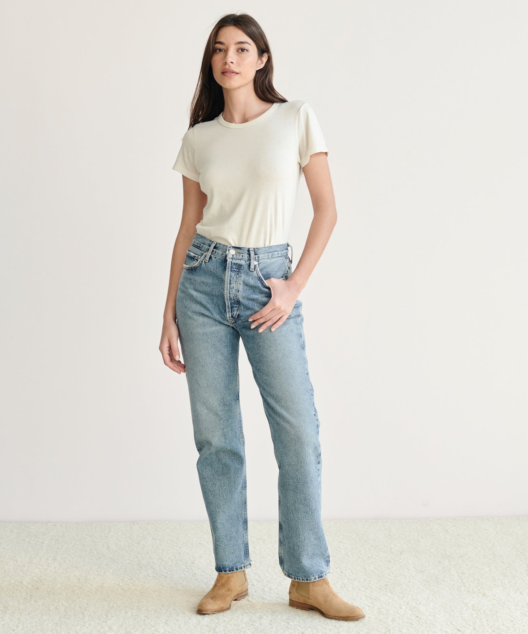 90's Pinch Waist Jean – Jenni Kayne
