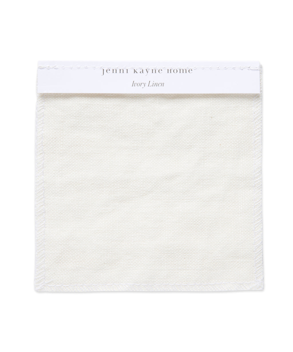 Fabric Swatch Ivory Linen – Jenni Kayne