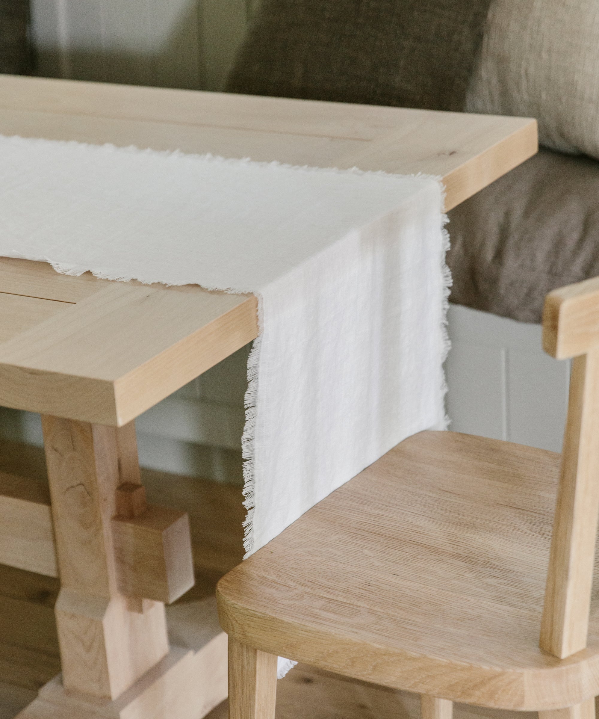 Frayed Linen Runner | Jenni Kayne