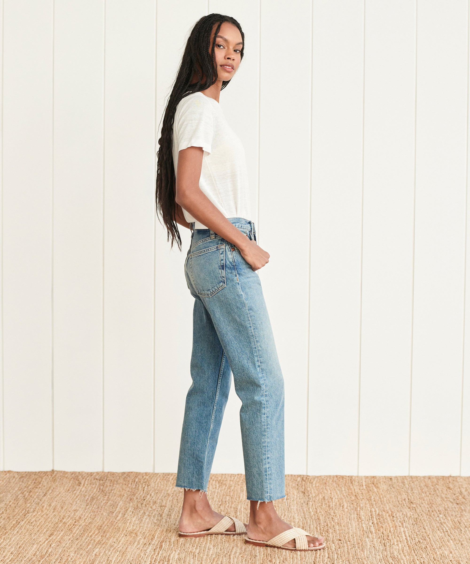 High Rise Stove Pipe Jean | Jenni Kayne