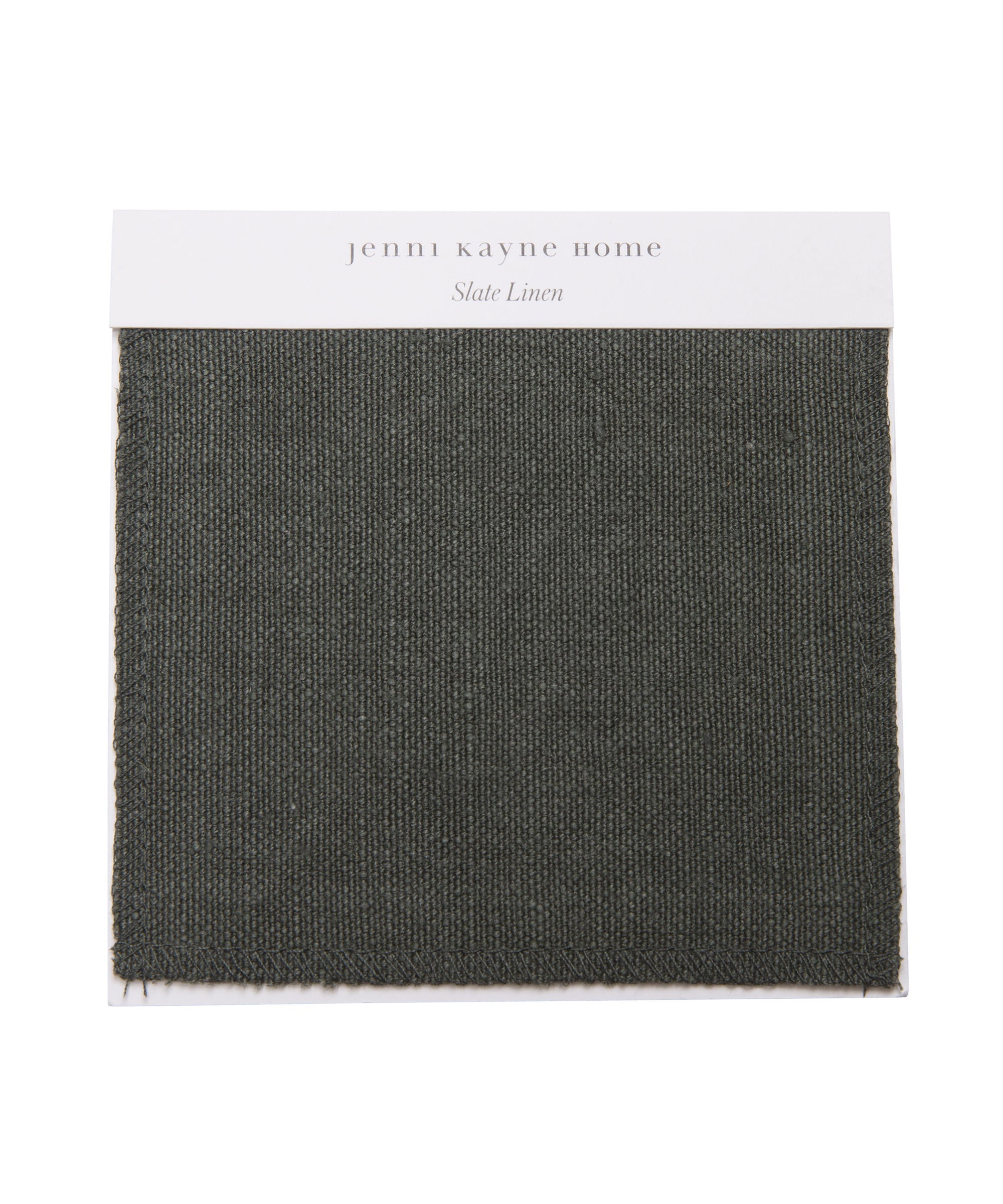 Fabric Swatch Slate Linen | Jenni Kayne
